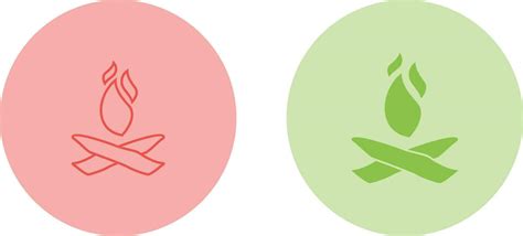 Camp Fire Vector Icon 23977167 Vector Art At Vecteezy