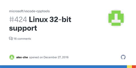 linux 32 bit support · issue 424 · microsoft vscode cpptools · github