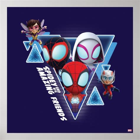 Team Spidey With Ant Man And The Wasp Poster Zazzle