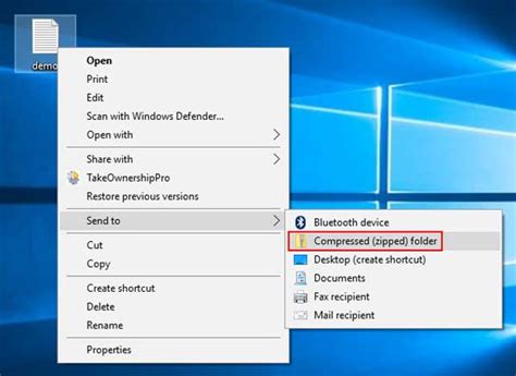 Send To Compressed Zipped Folder Missing In Windows 10 Password Recovery