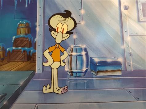 Spongebob Squarepants Original Production Cel Cell Animation Art W Coa