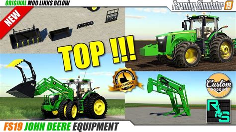 Fs19 John Deere Tractor Mods By Custom Modding Update 2019 10 24