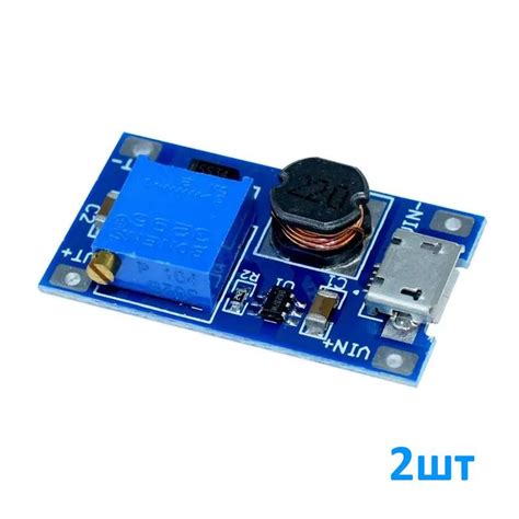 Mt3608 Micro Usb Boost Dc Dc 2 24v To 5 28v 2a Повышающий Dc Dc
