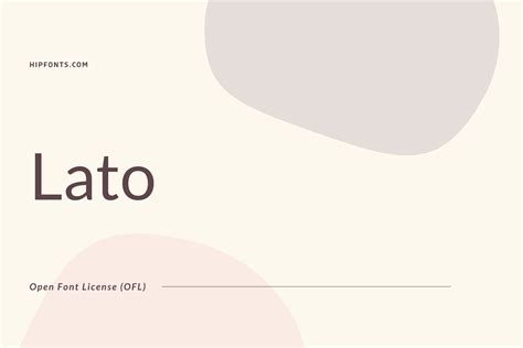 Lato Typeface Timeless Elegance And Superior Readability For Your