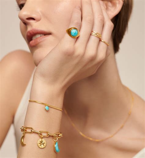 Eclipse Gemstone Signet Ring In 18k Gold Vermeil On Sterling Silver And