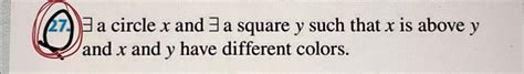 Solved Write A Negation Of Statement For The Statement 27