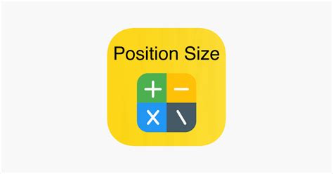 Position Size Lots Pip Calc Fx On The App Store