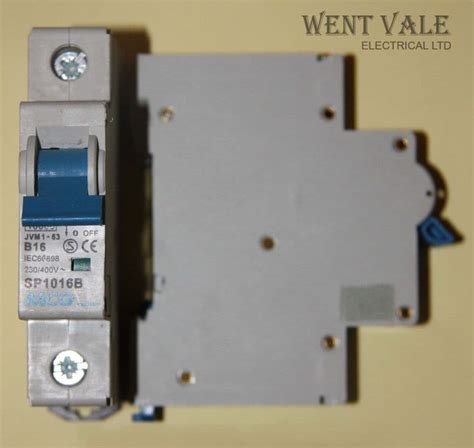 Mcg Jvm1 63 Sp1016b 16a Type B Single Pole Mcb Used