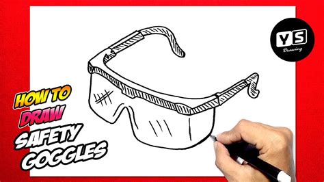 Safety Goggles Drawing