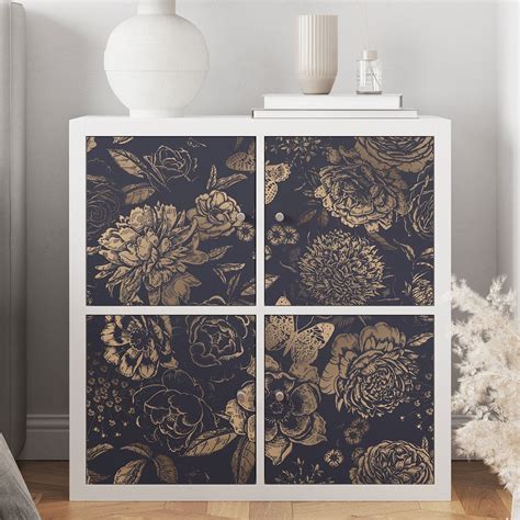 Vinilo Adhesivo Para Muebles Flores Mariposas Leroy Merlin