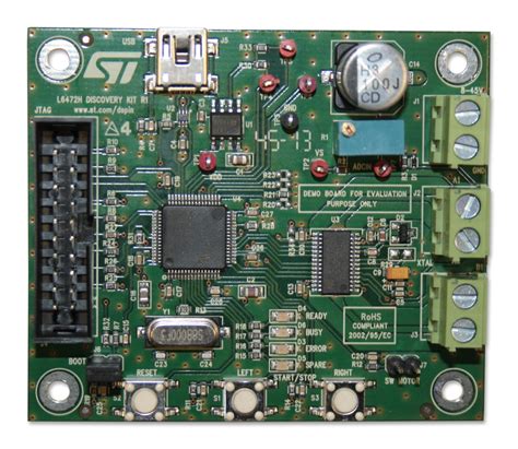 Eval6472h Disc Stmicroelectronics Development Board Stm32f105rb Mcu L6472 Fully Integrated