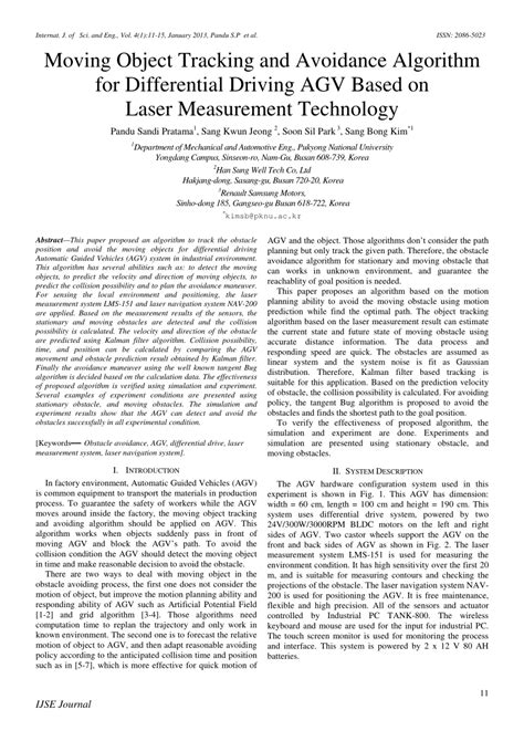 Pdf Moving Object Tracking And Avoidance Algorithm For Differential