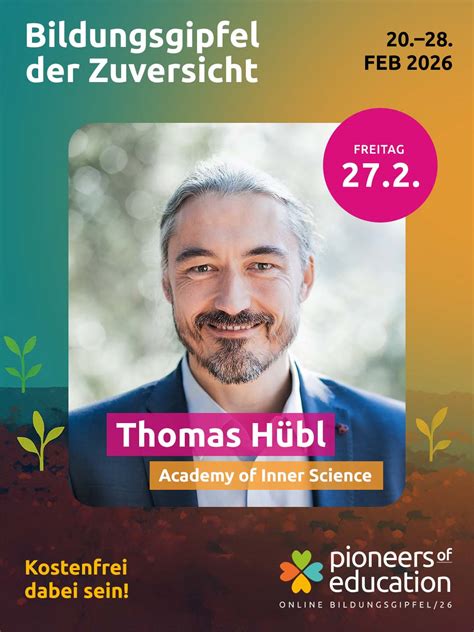 Thomas Hübl Pioneers Of Education