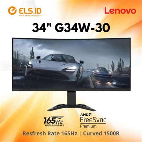 Jual Monitor Lenovo Led G34w 30 34 Curved 1500r 165hz Di Seller Els Computer Official Store