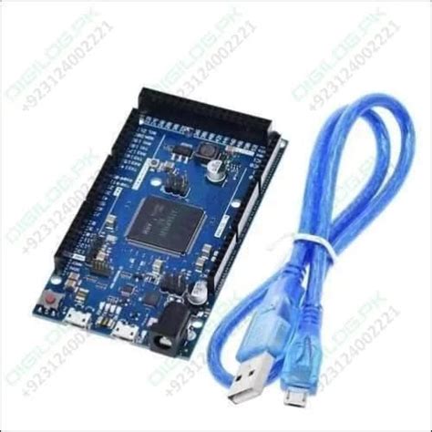 Arduino Due Atmel Sam3x8e Board With Micro Usb Cable In Pakistan
