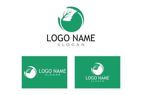 Mint Leaves Flat Vector Logos Graphic By Redgraphic · Creative Fabrica