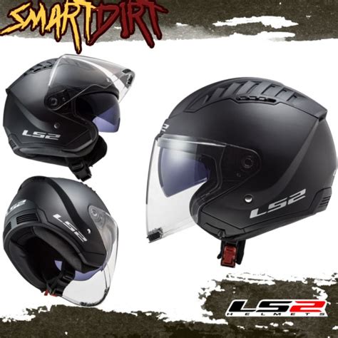 Jual Helm Motor Half Face Ls2 Of600 Copter Black Matt Helm Half Face