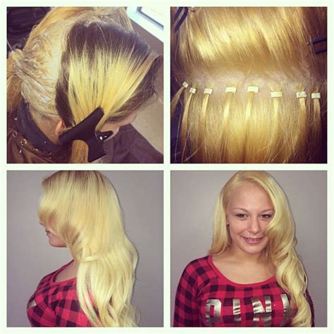 Root Touchup Braidless Sew In Two Bundles Luxe Lengths Blonde Hair