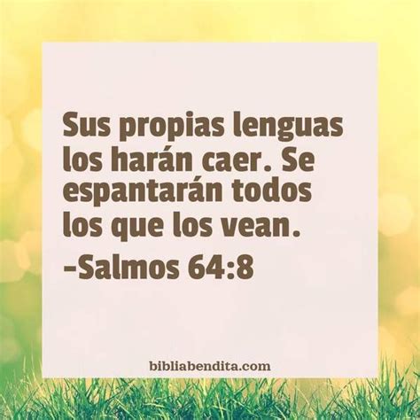 Explicación Salmos 64 8 Sus propias lenguas los harán caer Se