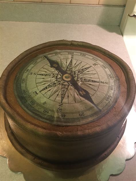 Compass Cake Cake Creations Decorative Tray Cake