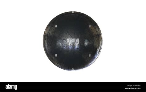 3d Rendering Of A Shpere With Structure Isolated On A White Background