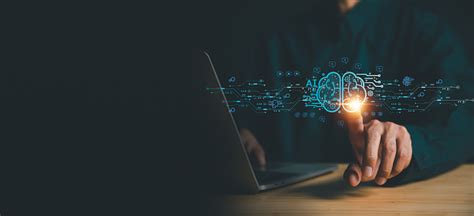 챗봇 채팅 Ai 개념 인공 지능 Ai 스마트 로봇 기술을 사용하여 데이터를 분석하고 무언가를 구축하기 위해 명령을 입력하는