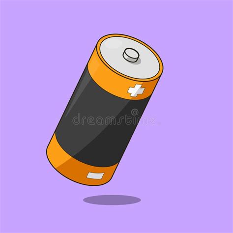 Battery Cell Icon Vector Illustration Power Cell Energy Vector Stock