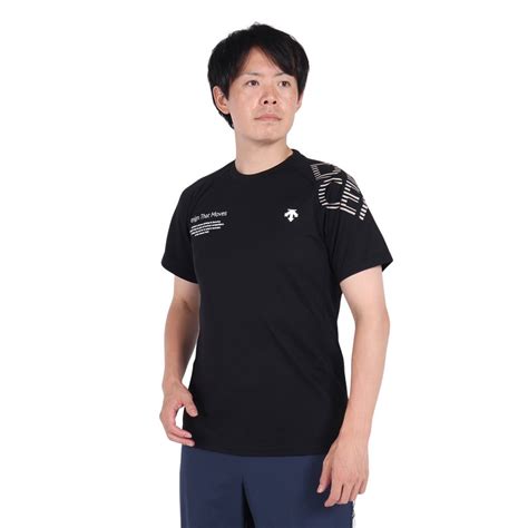 デサント（descente）（メンズ）バレーボールウェア 半袖シャツ Dv4fhtx1ub Bkbg スポーツ用品はスーパースポーツゼビオ