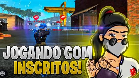 Free Fire Ao Vivo Jogando X Inscritosrank Salinha Premiada