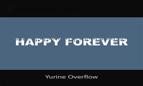 Yurine Overflow Font By Gemfonts Typotheticals