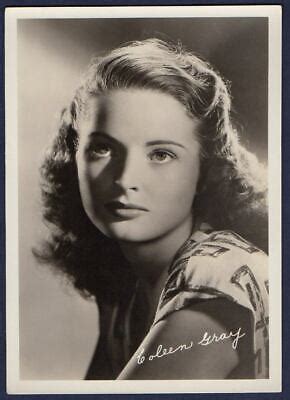 COLEEN GRAY Sexy Actress Starlet SUPERB ORIG FAN PHOTO DBW 5x7 Printed Autograph EBay