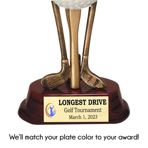 Golf Tower Resin Award — Rex Trophies