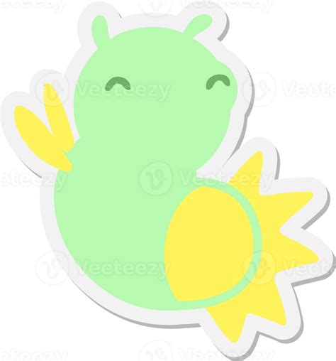 Cute Cartoon Glow Bug Sticker 44946118 Png