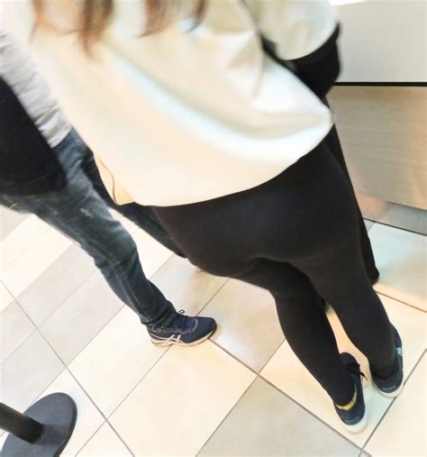 Tight Nymph In Subway Queue Spandex Leggings And Yoga Pants Forum