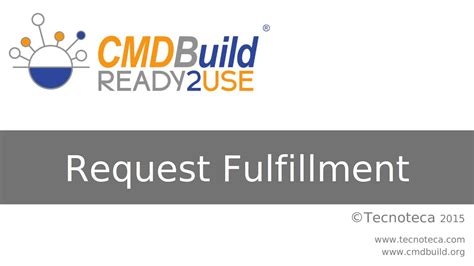 CMDBuild READY2USE Request Fulfillment YouTube