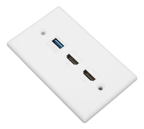 Puerto Ethernet 2 De La Placa De Pared Del Usb De La Interfa Cuotas