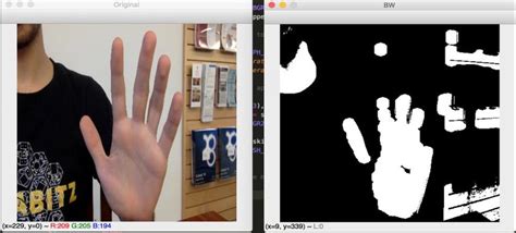 Two Problems For Color Thresholding The Extraction Fails When The