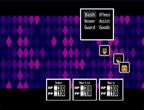 MV Help With Making An Earthbound Style Battle UI NOT ANIMATED BGs