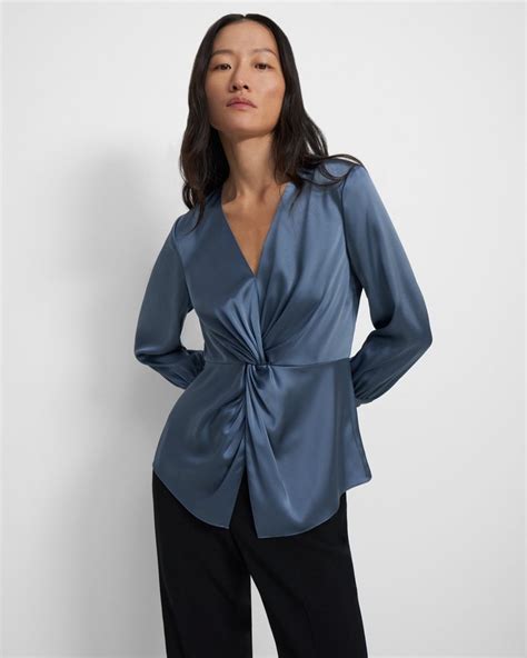 Satin Twist Blouse Theory