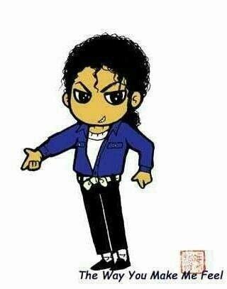The Way You Make Me Feel Chibi Mj Michael Jackson Cartoon Michael