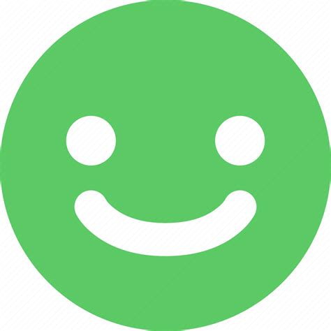 Happy Positive Smiley Emoji Emotion Expression Face Icon