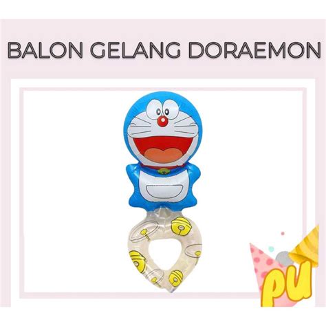 Doraemon Bracelet Balloons Doraemon Nobita Hand Balloons Doraemon Balloons Shopee Singapore