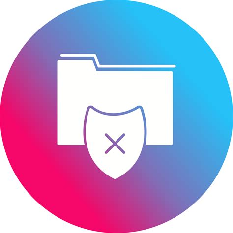 Vulnerable Folder Vector Icon 19061781 Vector Art At Vecteezy