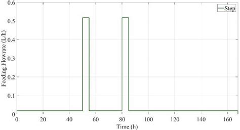 Fed Batch Scenario 4a Glucose Only Plot Of Step Time Feeding Profile