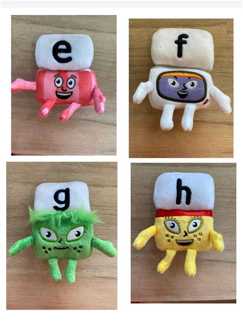Alphablocks Plush Toy Mini Fred Single Plush Etsy Canada