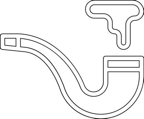 Smoking Pipe Vector Icon 37299190 Vector Art At Vecteezy