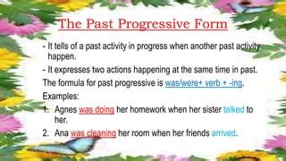Progressive Forms Of Verbs PPTX