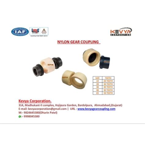Nylon Gear Coupling Manufacturers In Nagpur Kevya Corporation