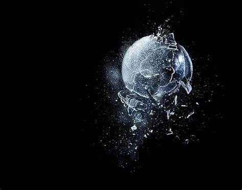 Premium Photo Glass Explosion