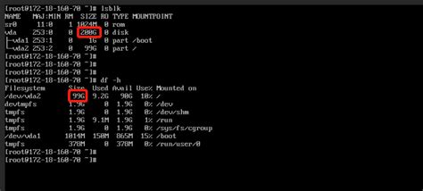 磁盘为标准分区的linux云主机如何正确进行系统扩容 晨光陈色 博客园
